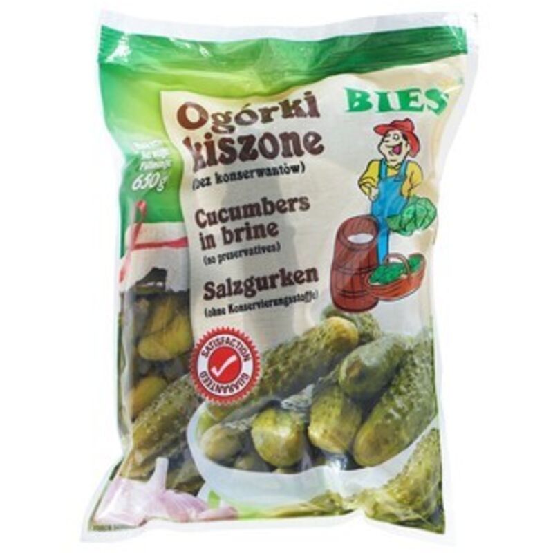 Cetrioli sottaceto polacchi BIES 650g - croccanti e aromatici