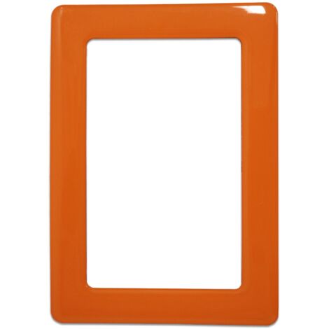 Cornice magnetica autoadesiva misura 12,3x8,1 cm - arancione
