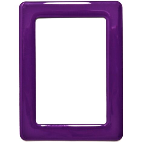 Cornice magnetica autoadesiva, dimensioni 13,0x8,1 cm - viola