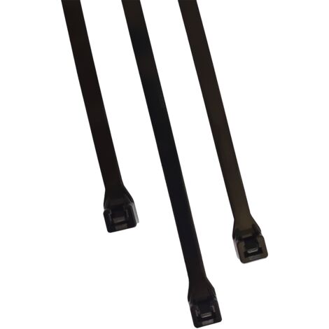 Fascetta stringicavo 2,5x160mm nera - 100 pezzi