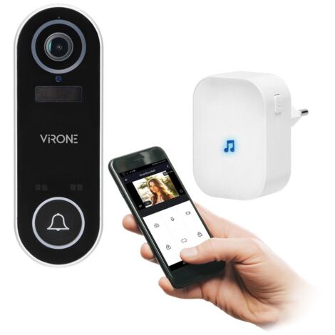 CAMPANELLO WIRELESS CON TELECAMERA WI-FI: TUYA VIRONE VDB-1 - ON-VDB-1