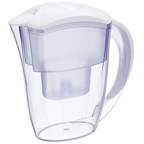 Caraffa filtrante per acqua Xavax con 1 cartuccia filtrante da 2,4 L bianca
