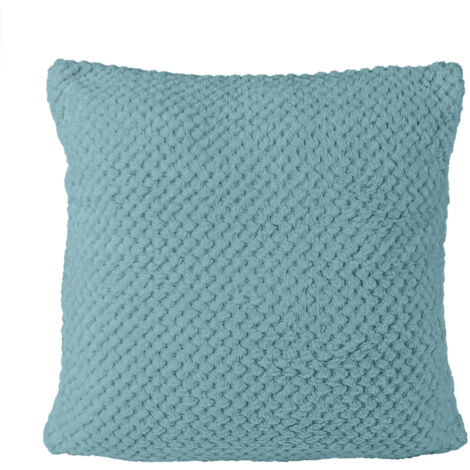 AMORRO/federa jacquard TURCHESE CHIARO/40x40