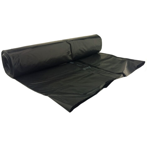 Sacchi per la spazzatura resistenti da 50 micron, rotolo da 25, neri, 70L