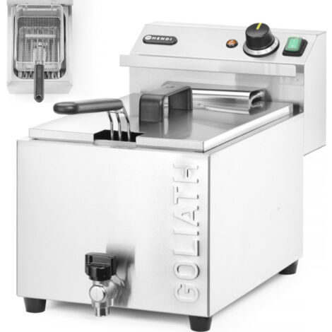 La friggitrice più potente con rubinetto HENDI GOLIATH 400V 10,2kW 10L