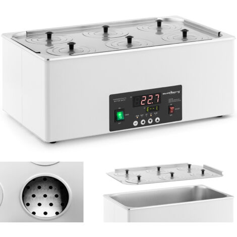 Bagnomaria da laboratorio, 6 posti, 5-100°C, 22,5 l