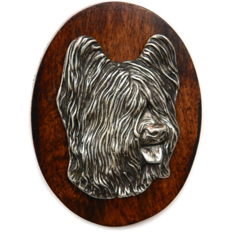 Pastore francese Briard, Berger de Brie - spilla per esposizione canina ...