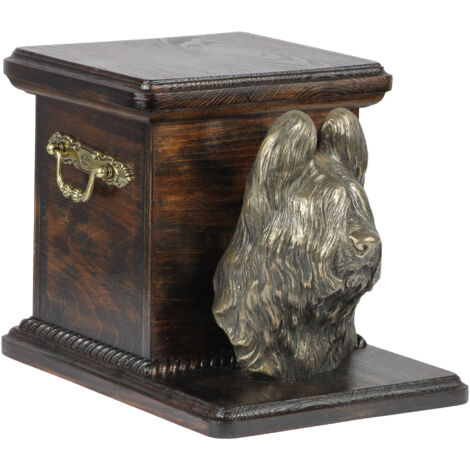 Pastore francese Briard, Berger de Brie - urna per ceneri di cane con ...