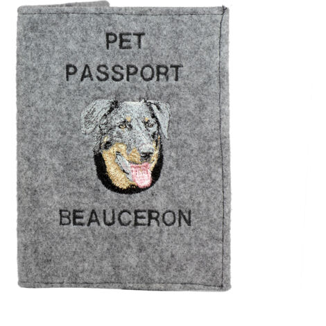 Pastore francese Beauceron - Portapassaporto per cani, Portadocumenti ...