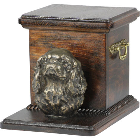 Cavalier King Charles Spaniel I - urna per ceneri di cane con statuetta ...