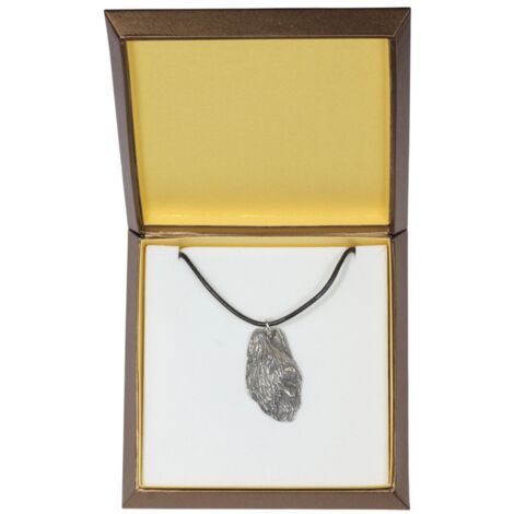 Pastore francese Briard, Berger de Brie I - collana con un cane in una ...