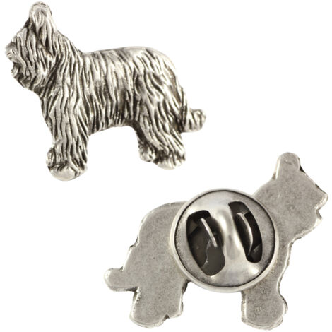 Pastore francese Briard, Berger de Brie II - spilla per cani in una ...