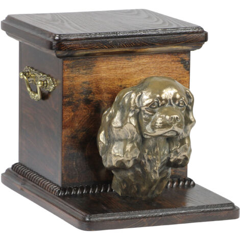 Cavalier King Charles Spaniel - urna per ceneri di cane con statuetta ...