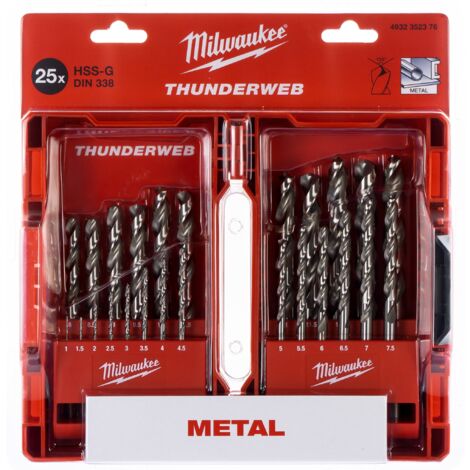 HSS-G Thunderweb Metallbohrer-Kassette 25-tlg.