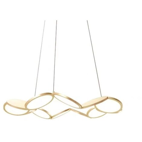 Betaspots - Lampadario moderno LED oro 81cm