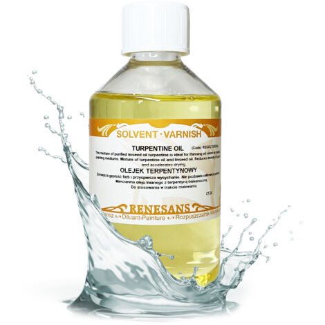 Olio di trementina Olio di trementina per colori ad olio Renesans 250ml