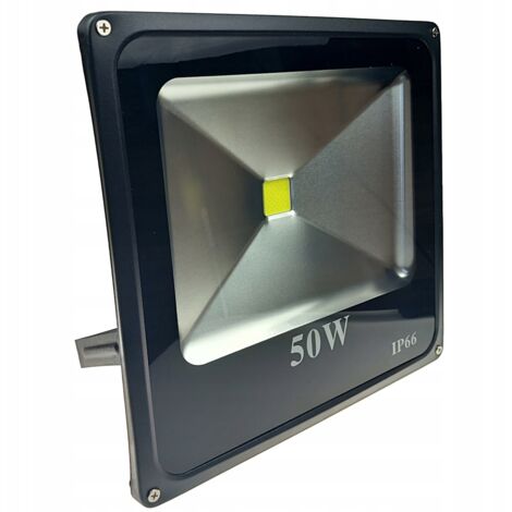 LAMPADA ALOGENA LED 50W COB IP66 PER ESTERNI CON RIFLETTORE POTENTE
