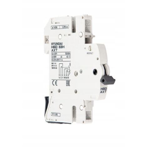 HYUNDAI HGD - CONTATTO AUSILIARIO (AUX) + CONTATTO DI SCATTO (ALT) PER HGD63N E HGD63H (10KA 63AF)