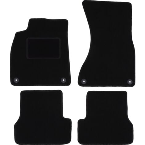 Tappetini in velluto nero per: Audi A6 C7 berlina, station wagon, avant (2011-2017)