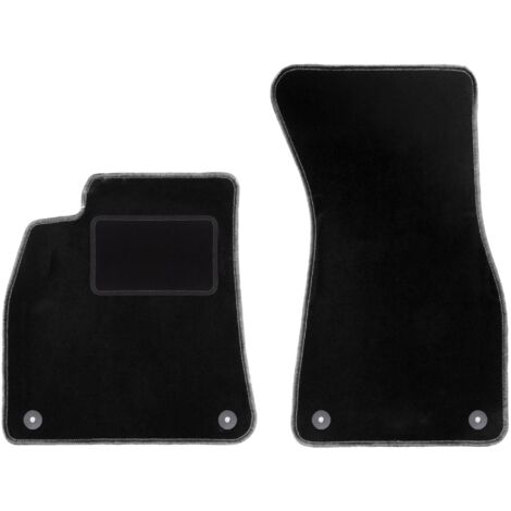 Tappetini anteriori neri per: Audi A6 C8 avant, station wagon, berlina (2018-)