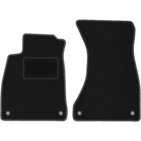 Tappetini anteriori neri per: Audi A4 B9 sportback, berlina, station wagon, avant, allroad (2015-)