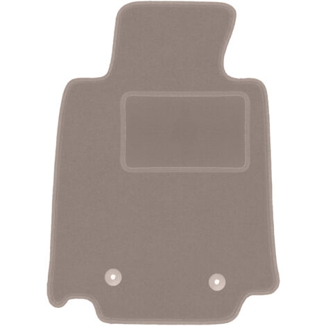 Tappetino conducente beige per: Nissan 370Z coupé, roadster (2009-2020)