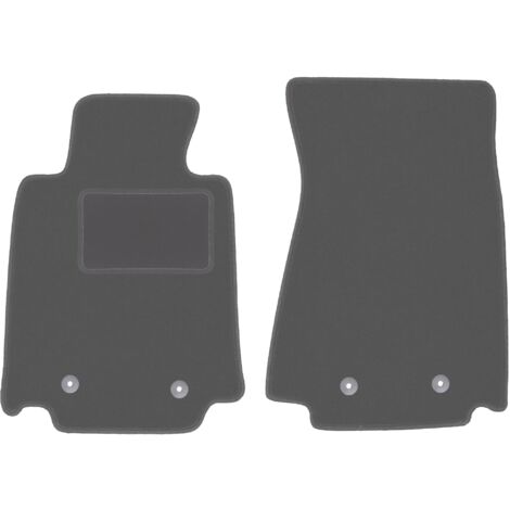 Tappetini auto in grafite per: Nissan 370Z coupé, roadster (2009-2020)