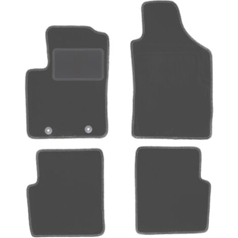 Tappetini auto grafite per: Fiat 500 cabrio, hatchback (2007-2013)