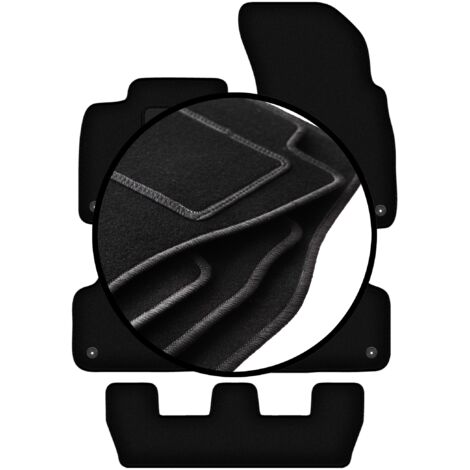 Set completo di tappetini in velluto per: Audi Q7 II 7 posti (2017-)