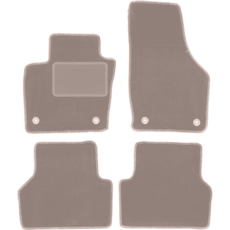 Tappetini in velluto beige per: Audi Q3 I 8U SUV (2011-2018)