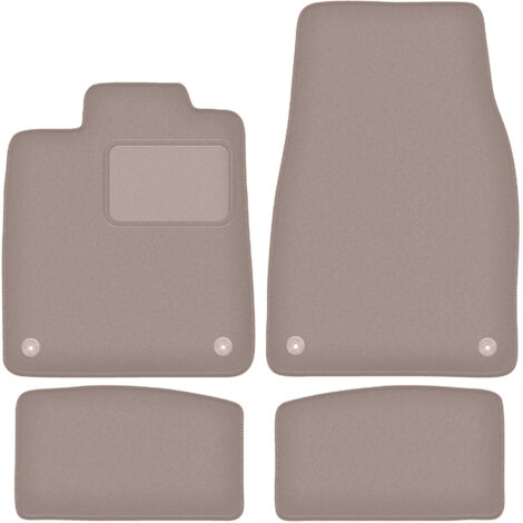 Tappetini in velluto beige per: Audi e-Tron GT berlina (2020-)