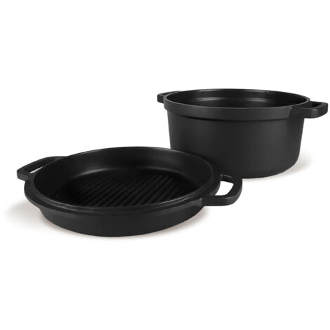 Pentola ovale in alluminio con griglia 3,3 l Maestro MR-4126