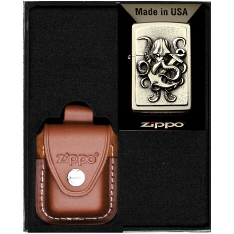 Accendino ZIPPO OCTOPUS 3D Set regalo n. 2