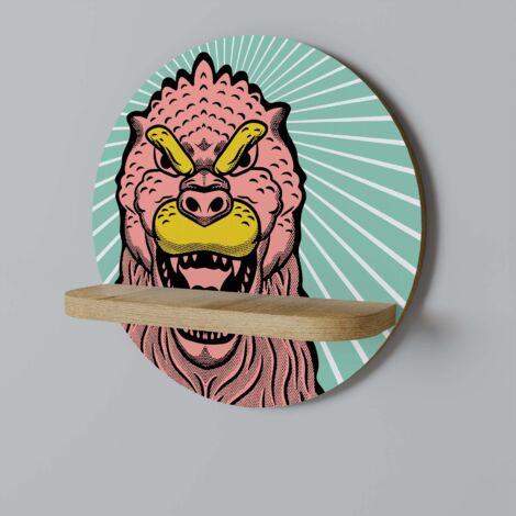 Mensola rotonda GODZILLA WELCOME