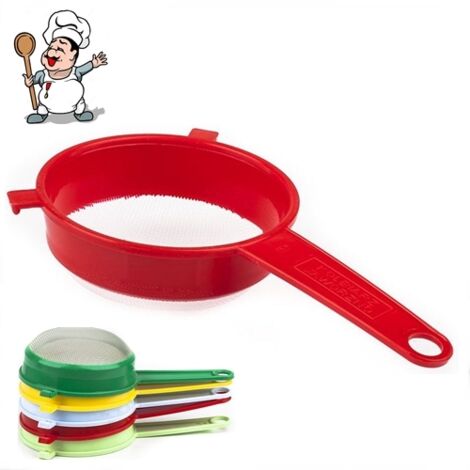 Colino in plastica 10,5 cm Colino da cucina per filtrare e setacciare ...