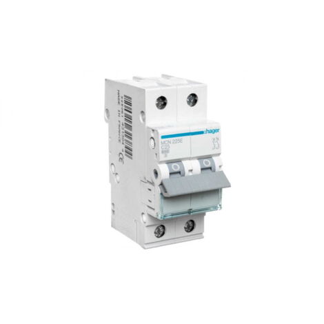 Interruttore automatico 2P C 25A 6kA AC MCN225E