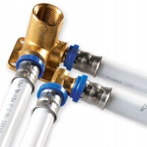 TUBO PEX TEE 20X20X20 CRIMPATO RADOPRESS LIFE