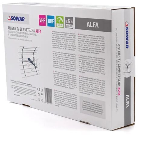 Antenna esterna VHF/UHF SOWAR ALFA