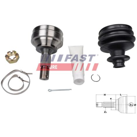 Giunto omocinetico FT25089K FAST