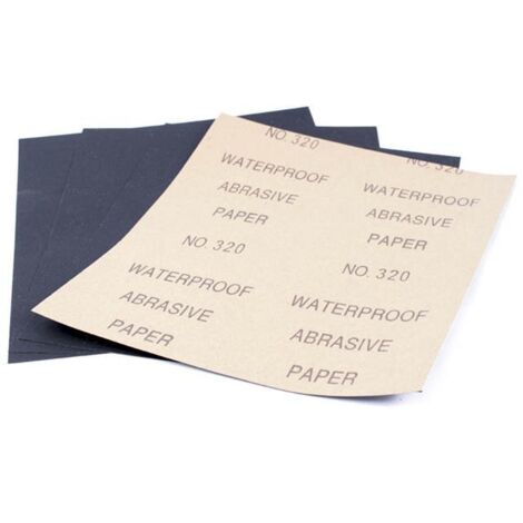 CARTA VETRATA RESISTENTE ALL'ACQUA 23x28 GRADO 220 2 pz