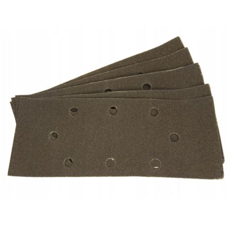 CARTA VETRATA 93 x 230 MM P80 CON FORI 5 PZ