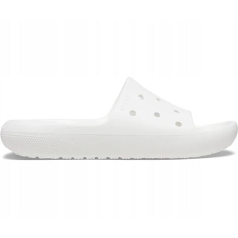 CROCS CLASSIC SLIDE V2 209401 M10 I EU 4344 I W12 BIANCO
