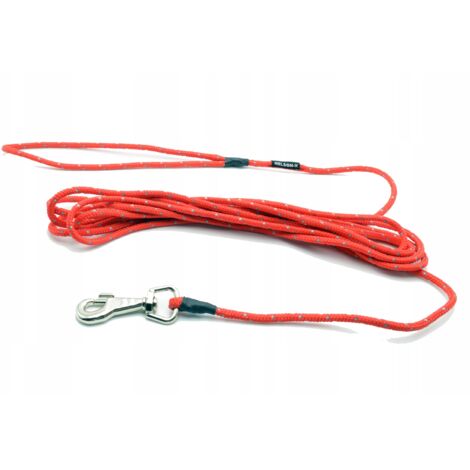 CORDA PER ADDESTRAMENTO CANI STATICA RIFLETTENTE E RESISTENTE 0,6 CM/10 ...