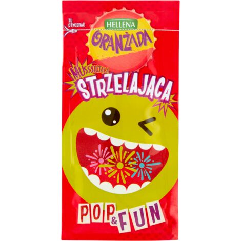 Hellena Sparkling Orangeade Popping Powder Red 6 G