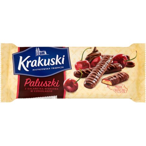 Krakuski Fingers con gelatina di ciliegie - deliziosi biscotti ...