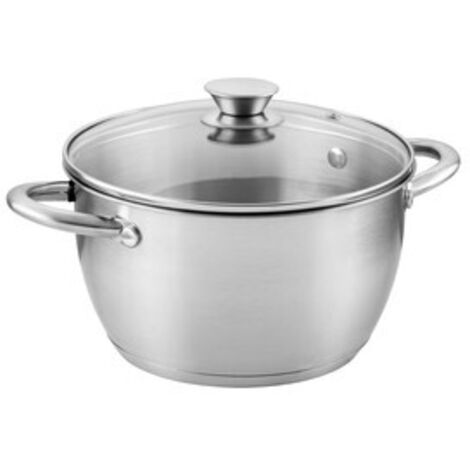 Pentola Henry 16cm - Pentola in acciaio inox con coperchio per induzione
