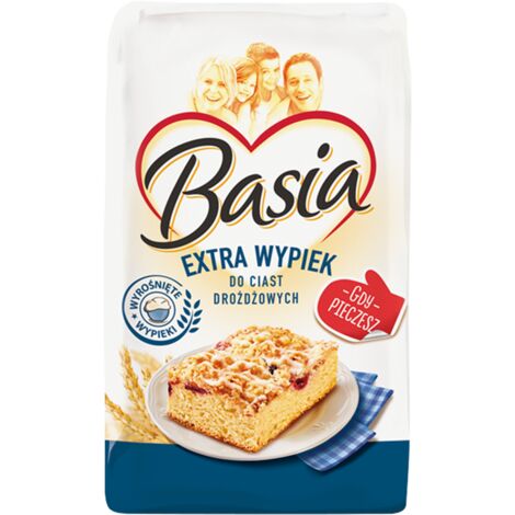 Farina di grano tenero Basia Extra Baking Tipo 550 - Ideale per dolci ...