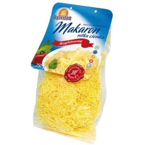 Fili di pasta sottile senza glutine Balviten 250 g - perfetti per chi ...