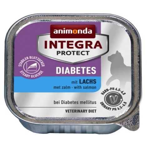 Animonda Integra Diabetes Cat Food con Salmone - Dietetico 100g
