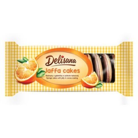 DELISANA Pan di Spagna con gelatina all'arancia e copertura al cacao ...
